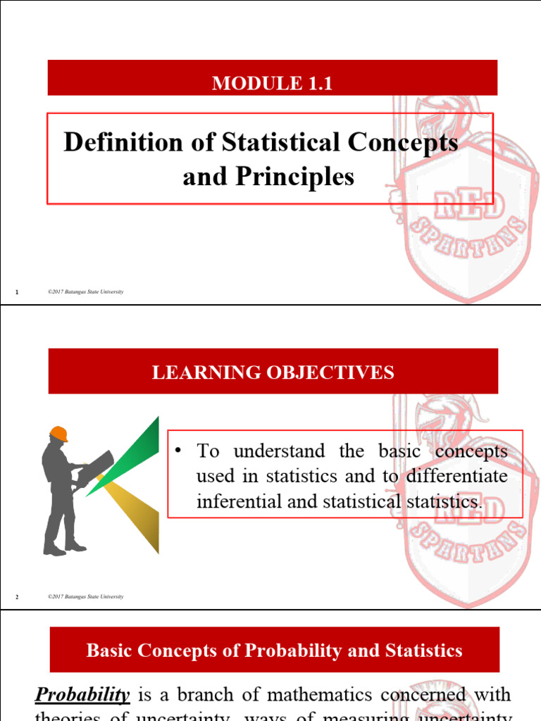 Definition of Statistical Concepts | PDF | Statistics | Statistical Inference
