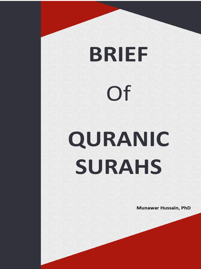 Summaries of Quran I C Sur As | PDF | Surah | Prophets And Messengers ...