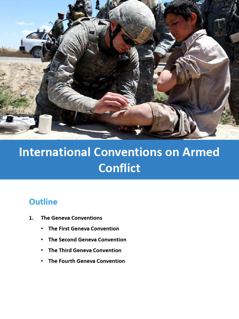 Activity 4.0 - International Conventions on Armed Conflict | PDF | Geneva Conventions | Prisoner ...