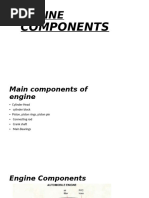 Car Engine Parts Names Functions Diagrams | PDF | Internal Combustion ...