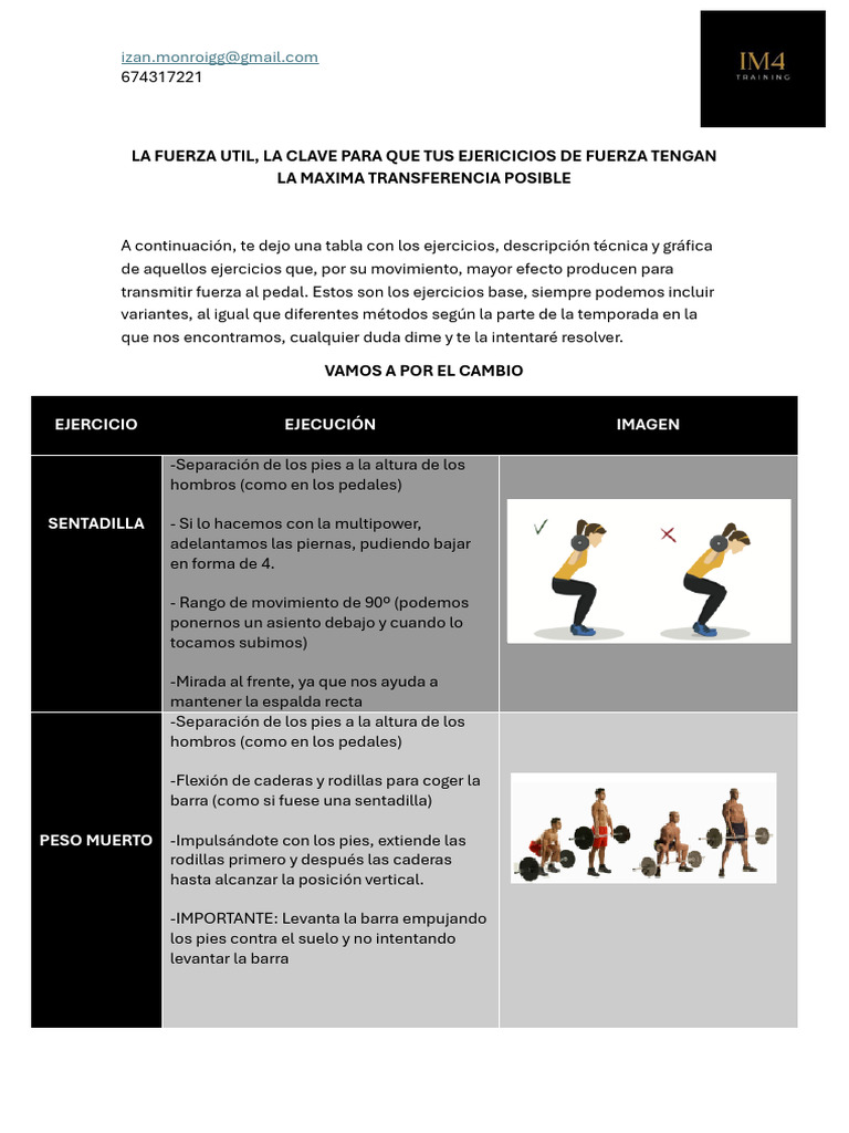 La Fuerza Util | PDF | Entrenamiento con pesas