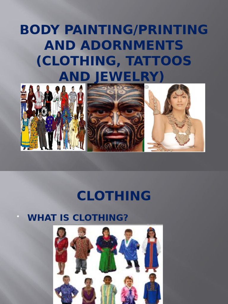 Chapter 3 Body PaintingPrinting and Adornments | PDF
