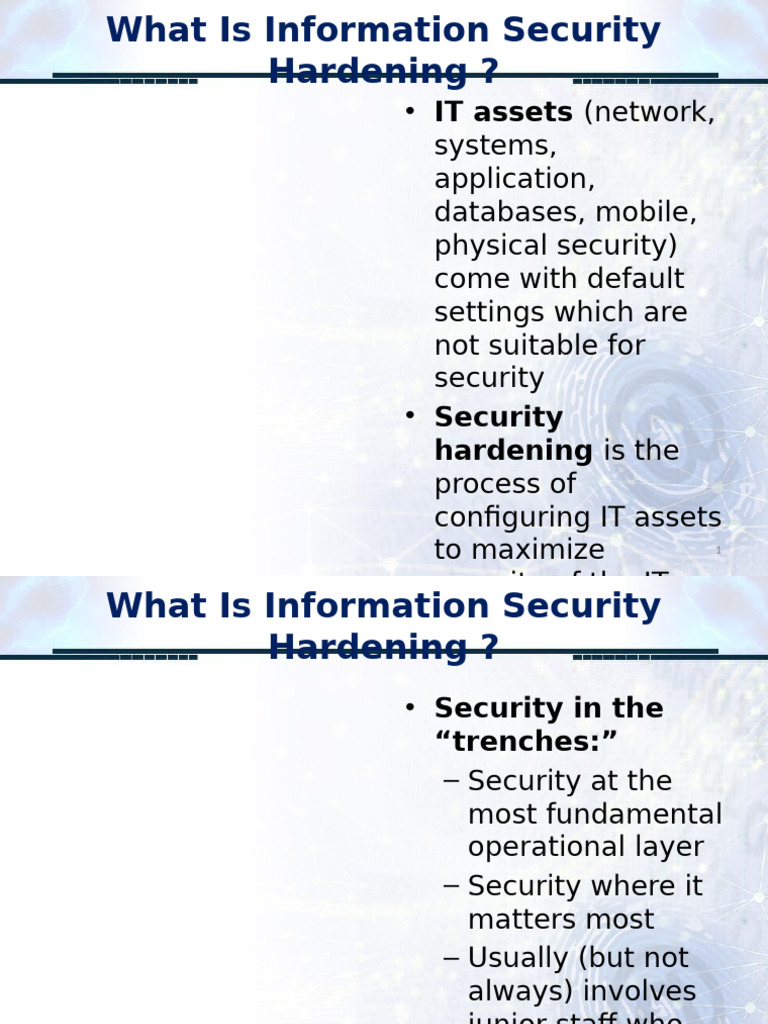 Information Security Transformation-Nahil Mahmood-Lecture 7 | PDF | Information Security ...
