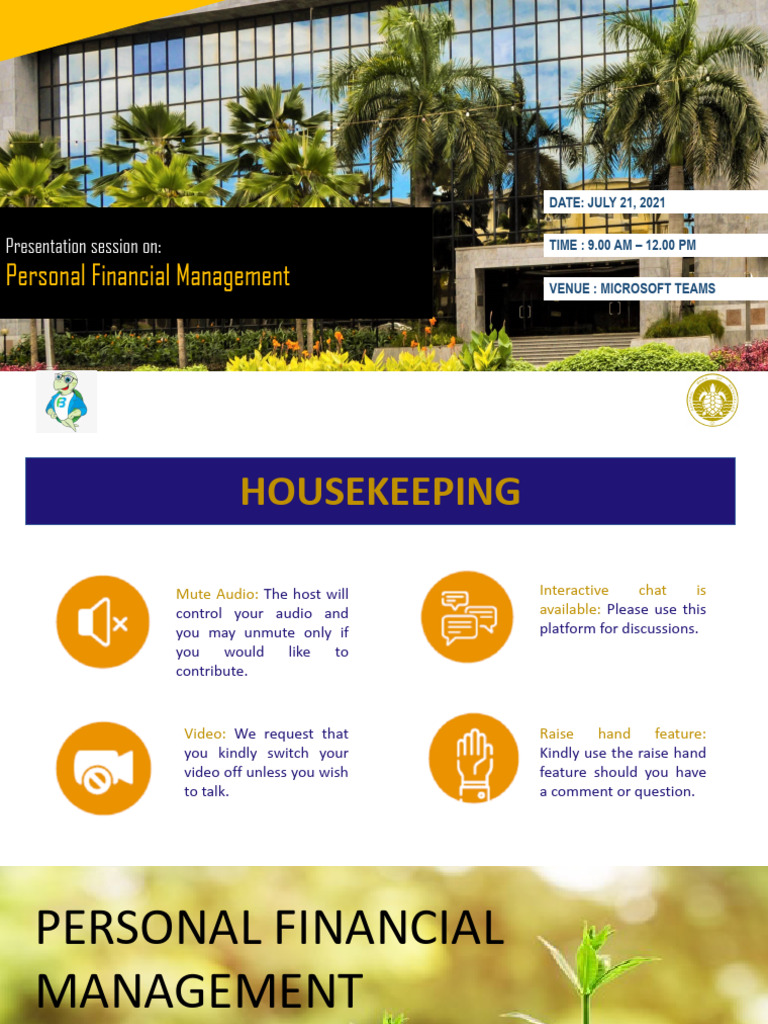 Personal Financial Management | PDF | Credit | Finance & Money Management