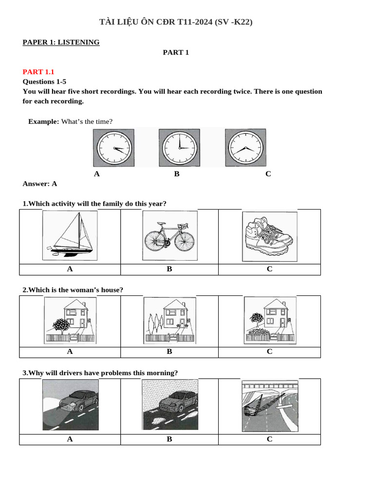 Listening Practice for T11-2024 Exam | PDF | Francis Drake | Circus