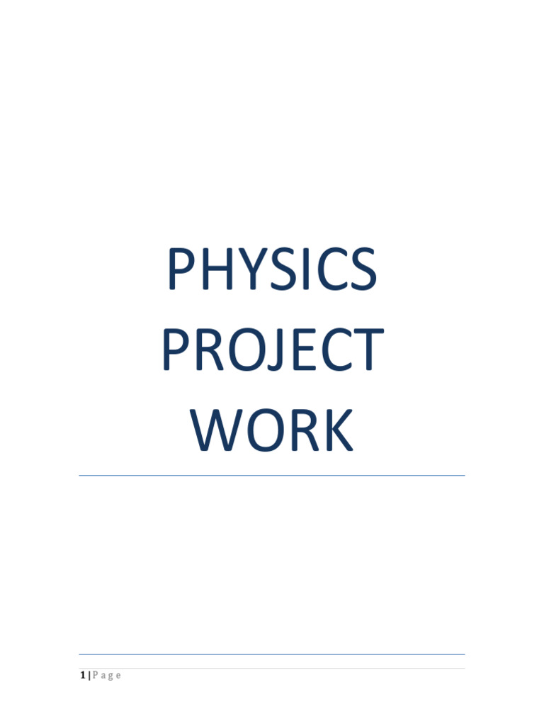Physics Pratical COMPLETED | PDF | Electrical Resistance And ...