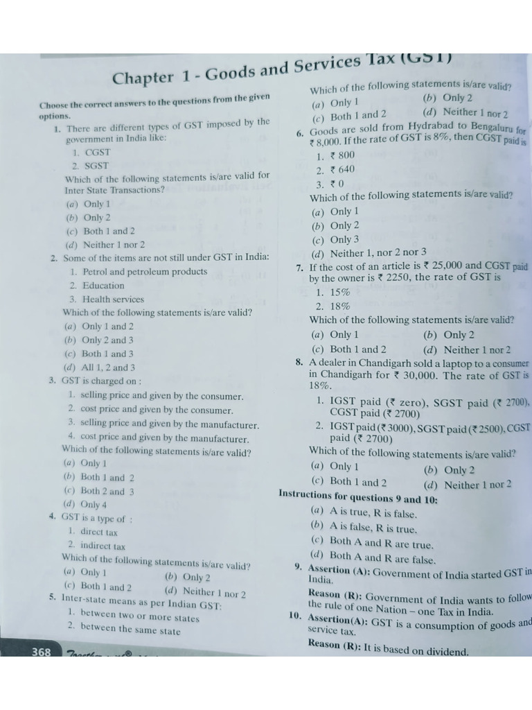 MCQ & Assertion-Reason | PDF