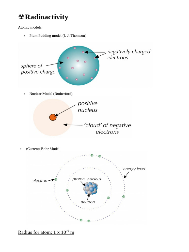 Radioactivity | PDF | Ionizing Radiation | Radioactive Decay Radioactivity | PDF | Ionizing Radiation | Radioactive Decay