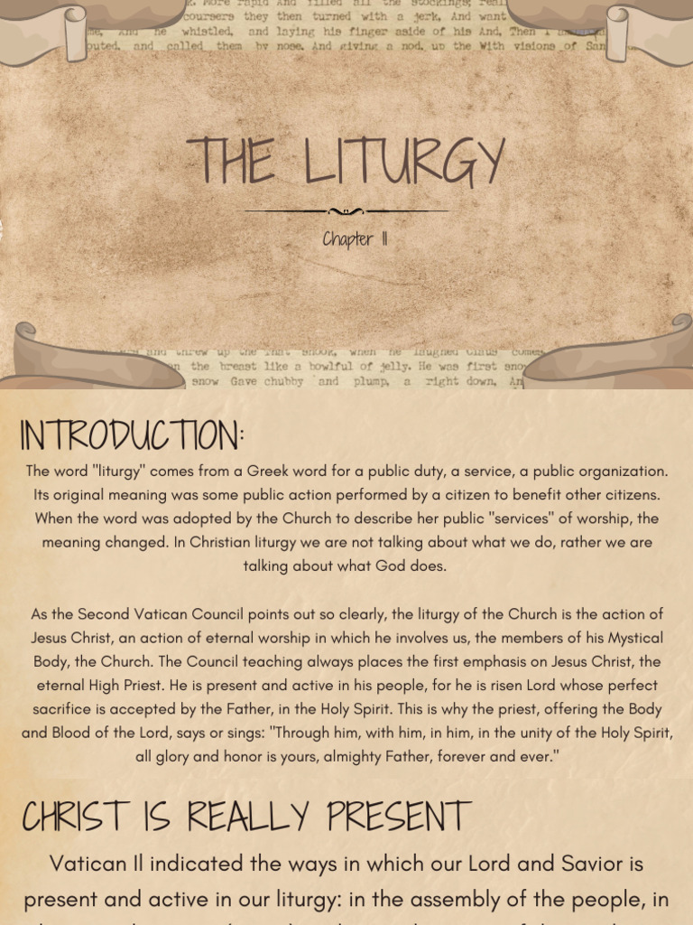 Understanding Christian Liturgy | PDF | Lent | Altar