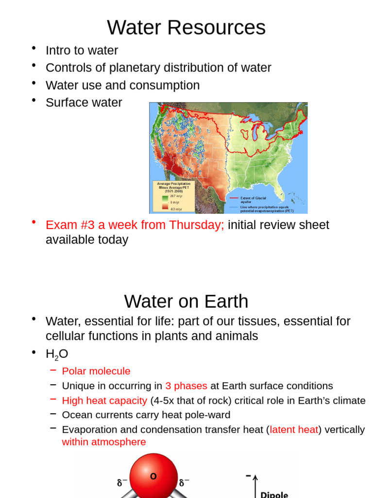 Understanding Earth's Water Resources | PDF | Water | Precipitation
