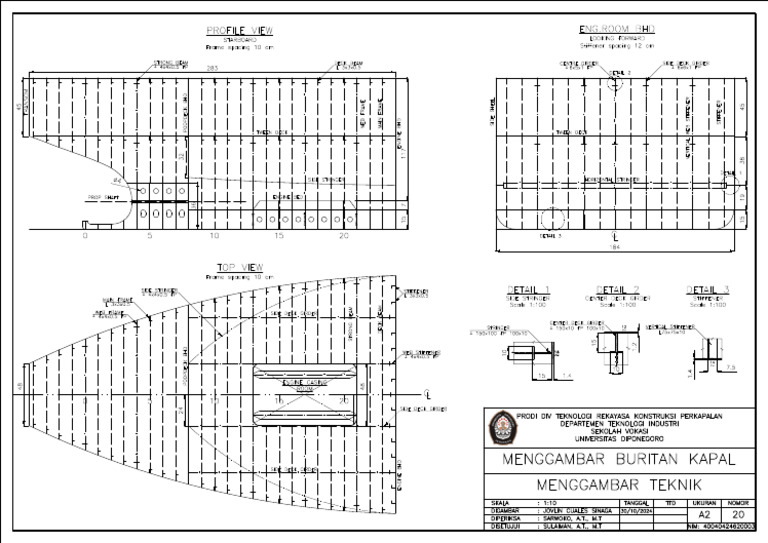 Ukuran Detail Gamtek | PDF
