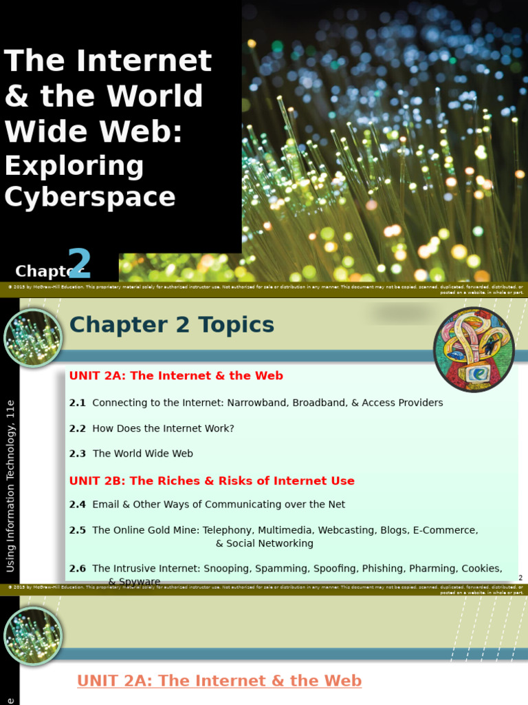 MODULE 2 The Internet & The World Wide Web Exploring Cyberspace | PDF | World Wide Web ...