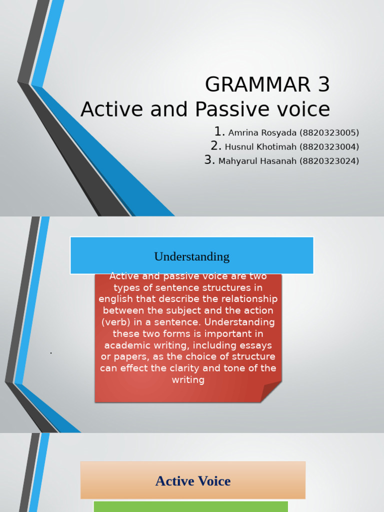Grammar 3 | PDF | Subject (Grammar) | Human Communication