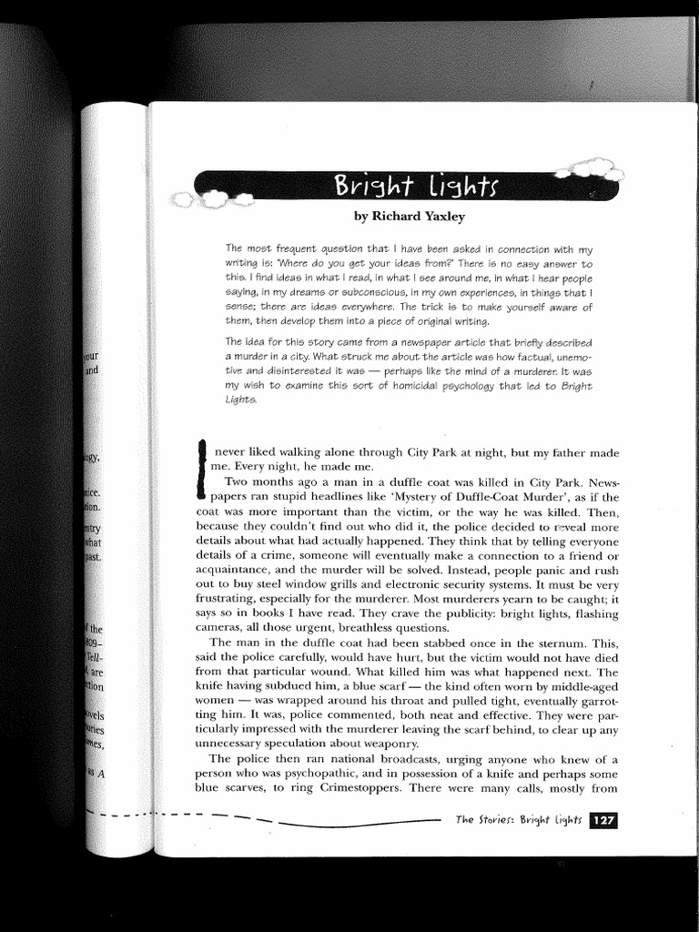 Bright Lights by Richard Yaxley | PDF