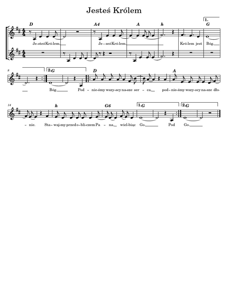 Jeste Krlem Nieznany | PDF