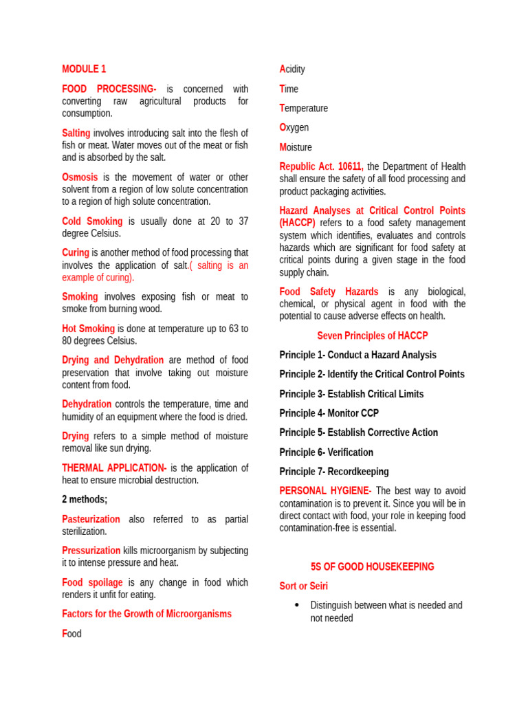 Module-1 (1) | PDF | Water | Smoking (Cooking)