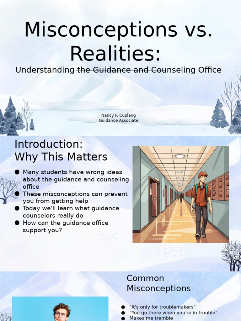 Misconception and Realities of Guidance Office | PDF | Disciplines | Social Psychology