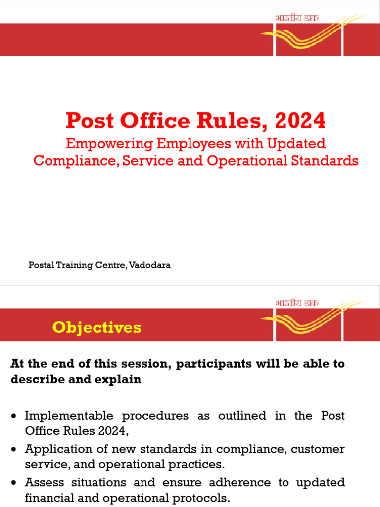 5426 - Post Office Rules 2024 - Post Office Rules 2024 | PDF | Mail ...