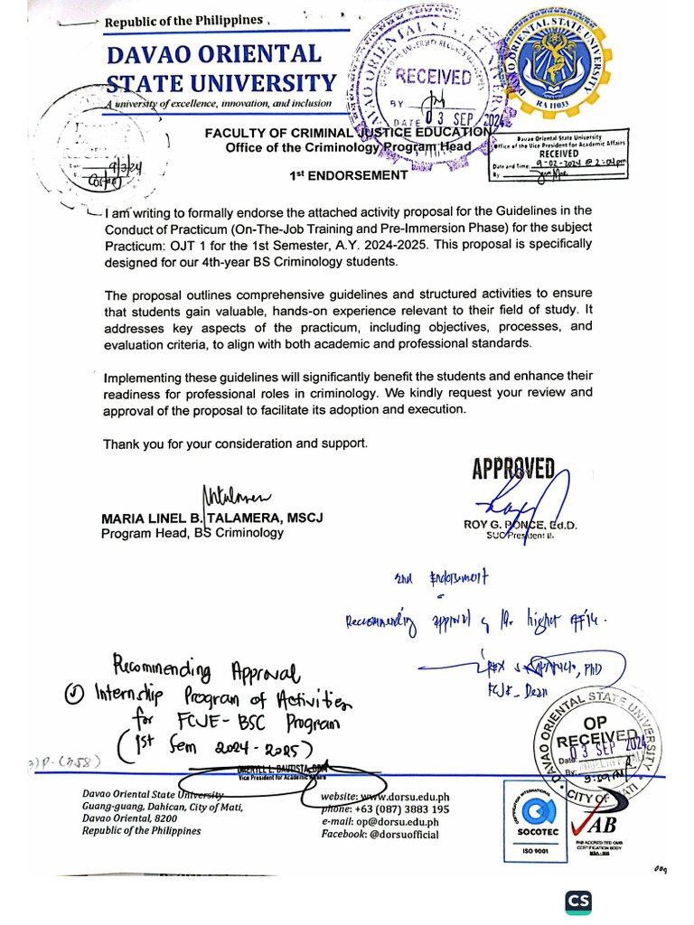 Ojt 1 Activity Proposal 1st Sem Ay 2023 2024 | PDF