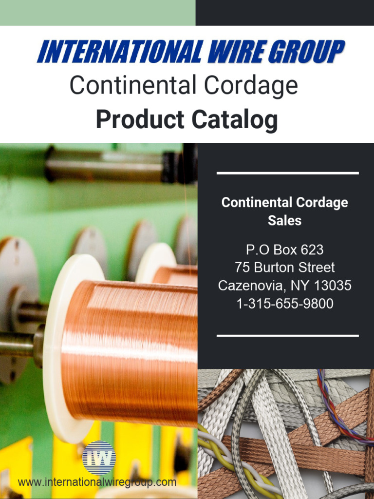 Product Catalog Continental Cordage 1 | PDF | Wire | Braid