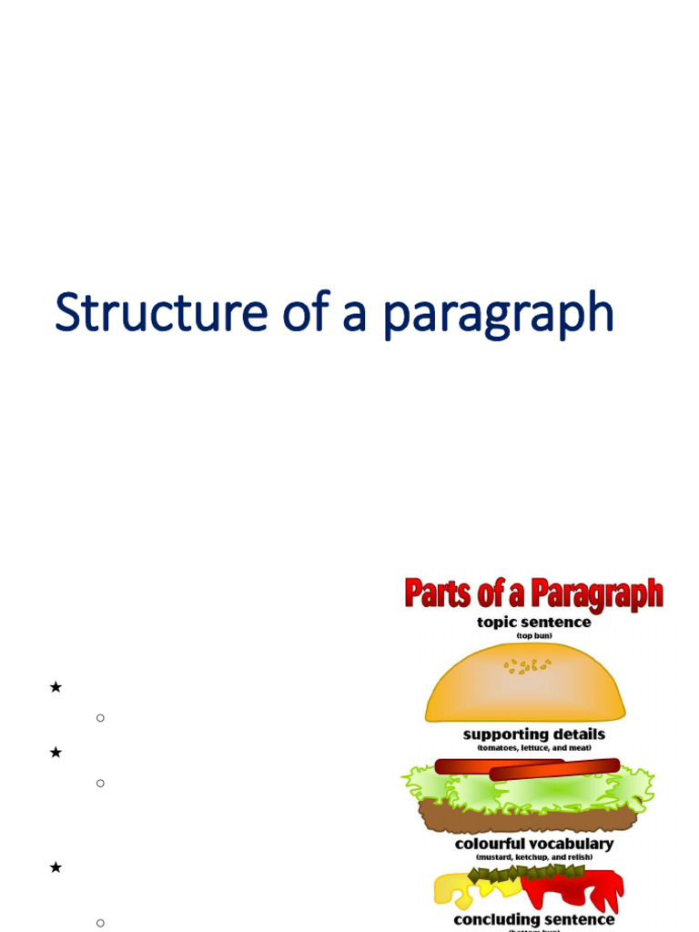 Structure of a paragraph | PDF