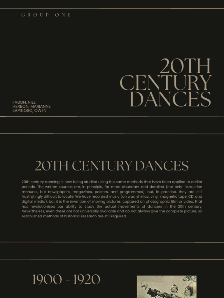 20TH Century Dances - 20240905 - 114136 - 0000 | PDF | Ballroom Dance ...