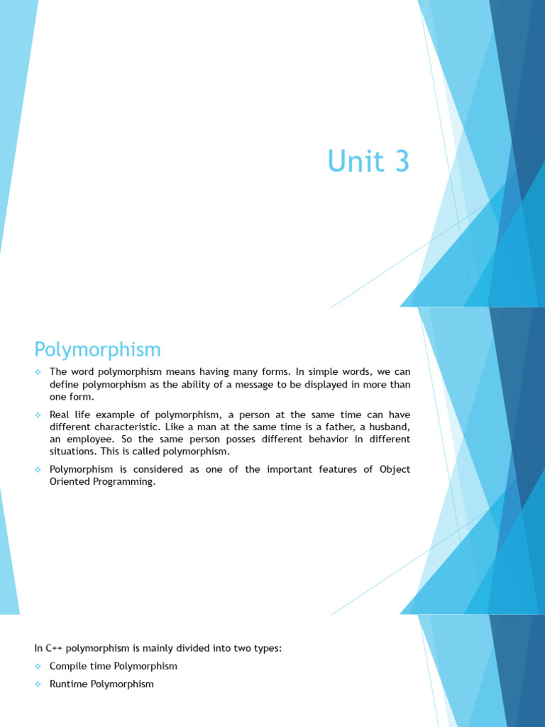 Unit 3 | PDF | Pointer (Computer Programming) | C++