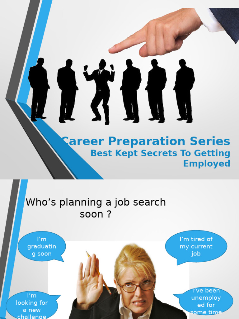 Career Preparation Series - Slides | PDF | Résumé | Job Interview
