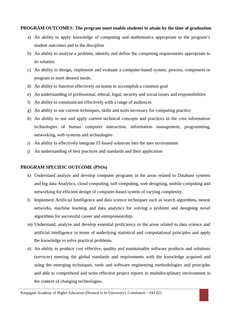 BSC AI & DS Curriculum 2024 | PDF | Computing | Artificial Intelligence