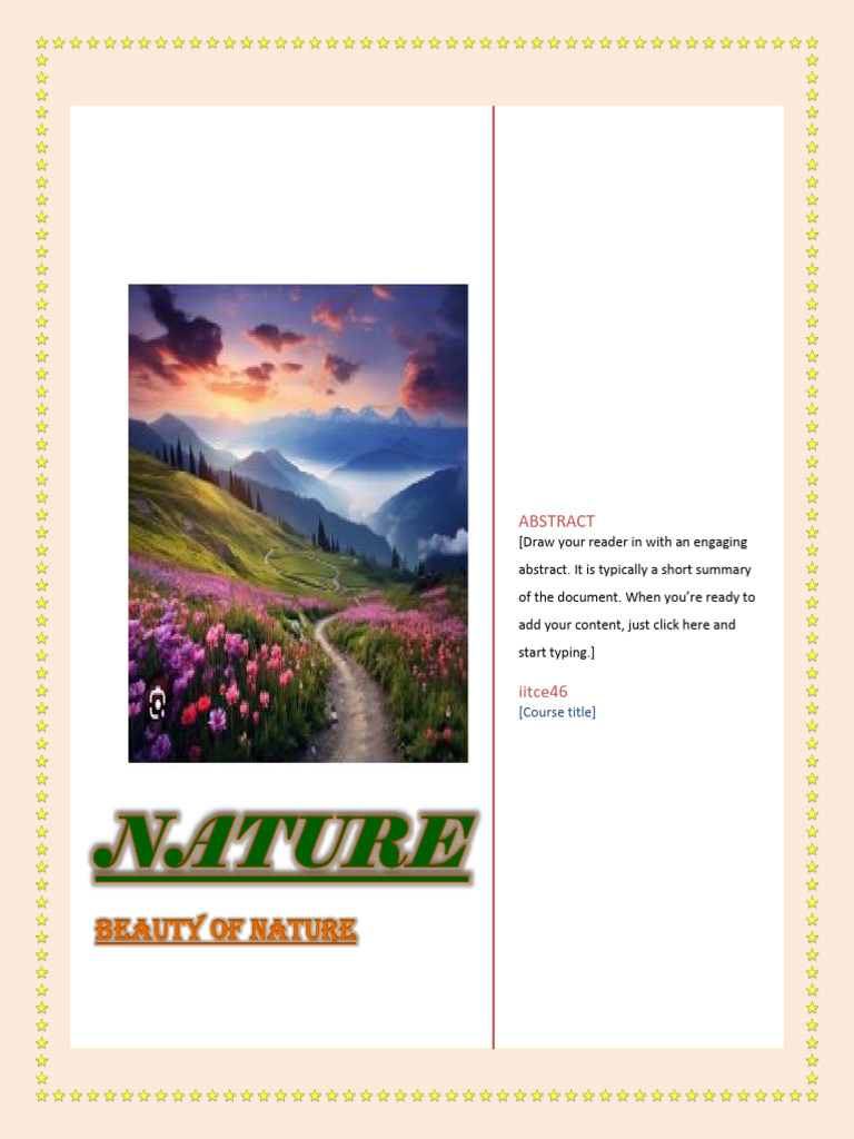 NATURE beayty | PDF | Nature | Stream