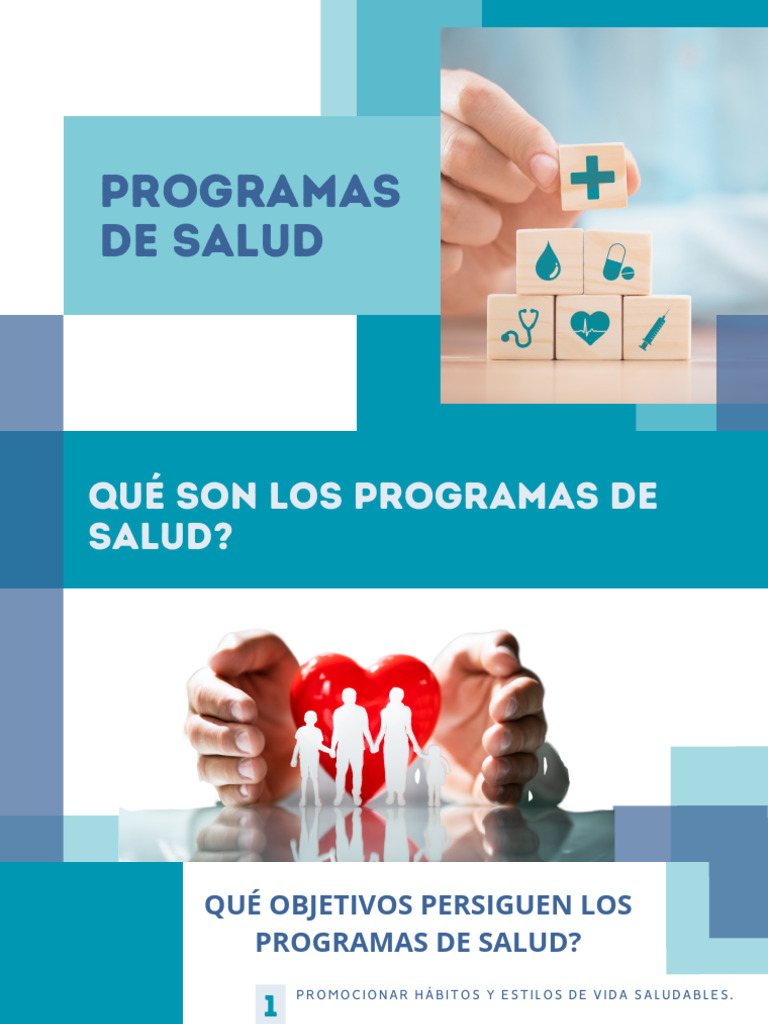 Programas de Salud: Tipos y Fases | PDF