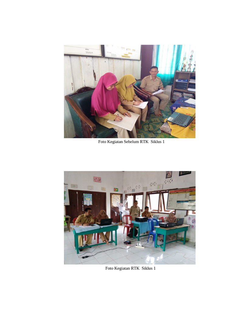Foto Kegiatan RTK siklus 1 | PDF