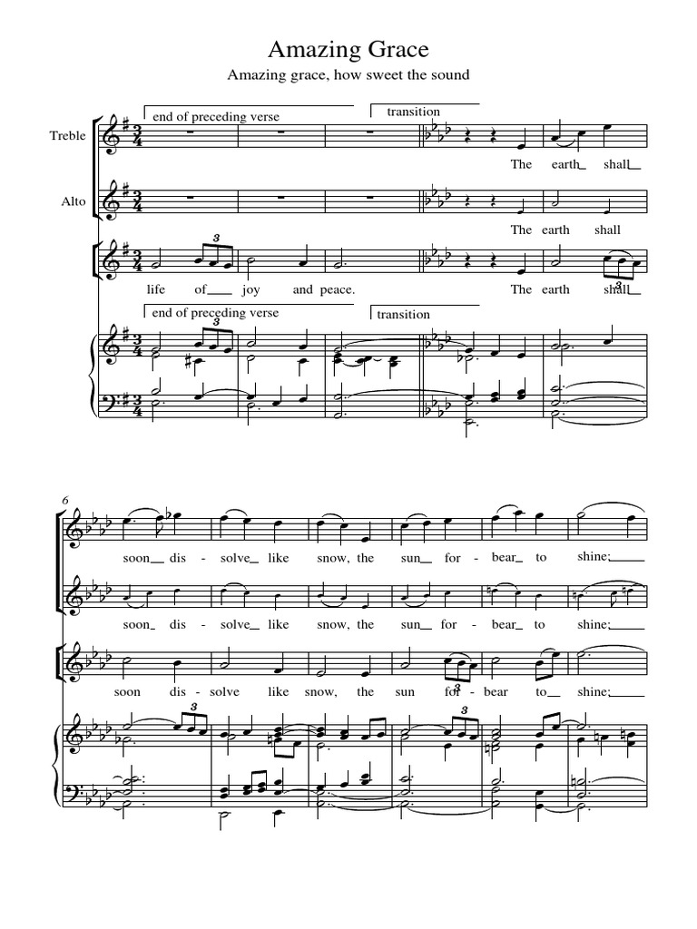 Amazing Grace Pdf