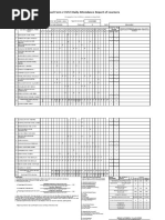 Attendance Sheet 2024 2025 | PDF