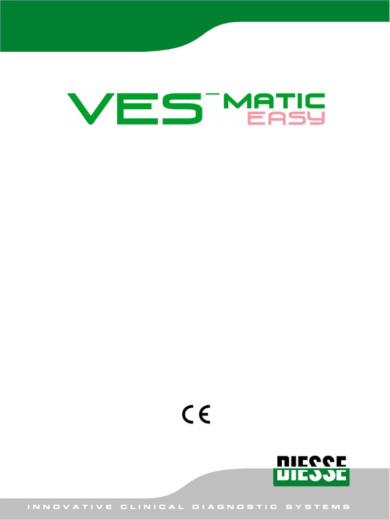ESR Automatic Instrument Manual | PDF | Clinical Medicine | Medical ...