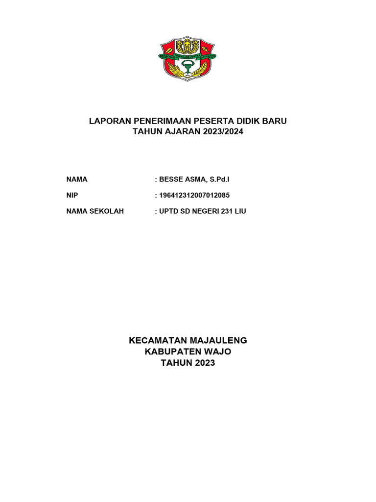 Laporan PPDB Tahun Pelajaran 2022-2023 - www.dapodik.co.id | PDF