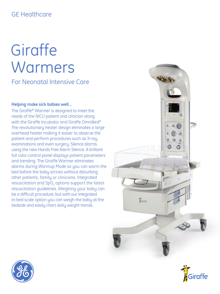 Giraffe_Warmer_bro_en | PDF | Neonatal Intensive Care Unit