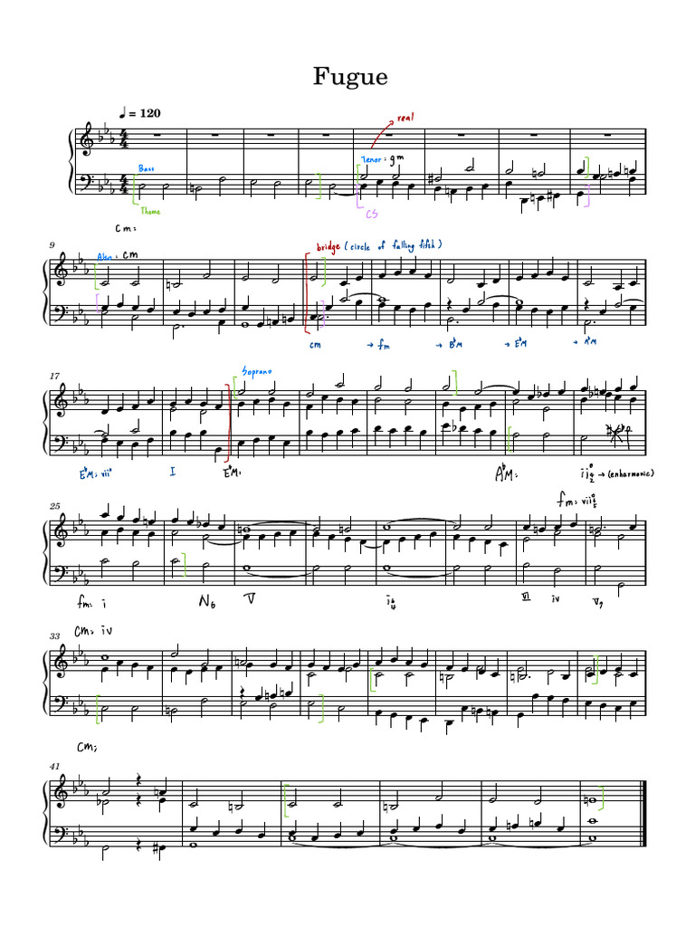 fugue-2 | PDF | Singing | Choral Music