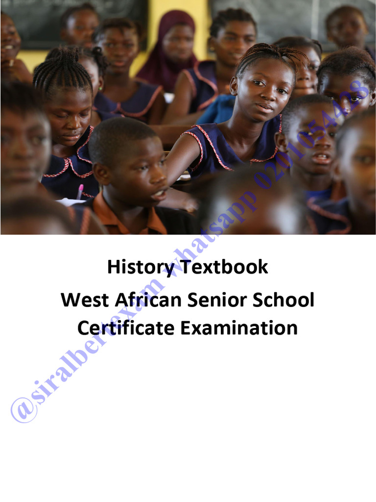 WASSCE History Textbook | PDF | Primary Sources | West Africa