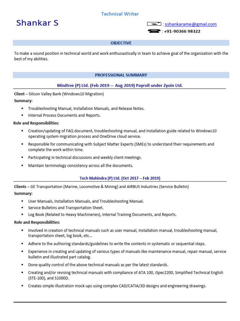 Sivar S_Resume | PDF | Documentation | Computing