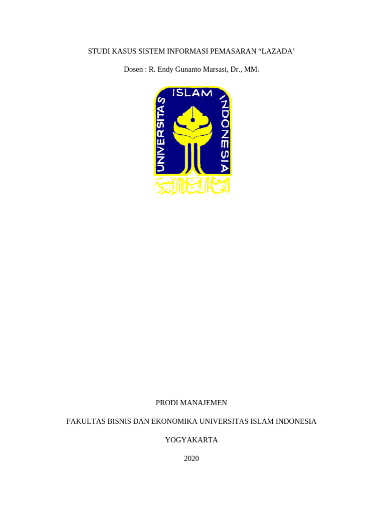 Contoh Studi Kasus Sistem Informasi Lazada | PDF Contoh Studi Kasus Sistem Informasi Lazada | PDF