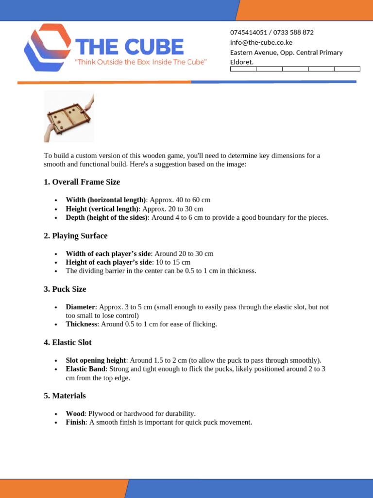 Game Dimensions | PDF | Length | Plywood