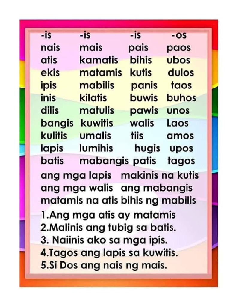 Tagalog Reading Materials | PDF