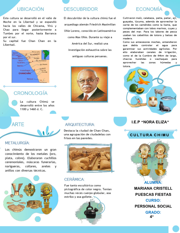 Cultura Chimu Triptico | PDF