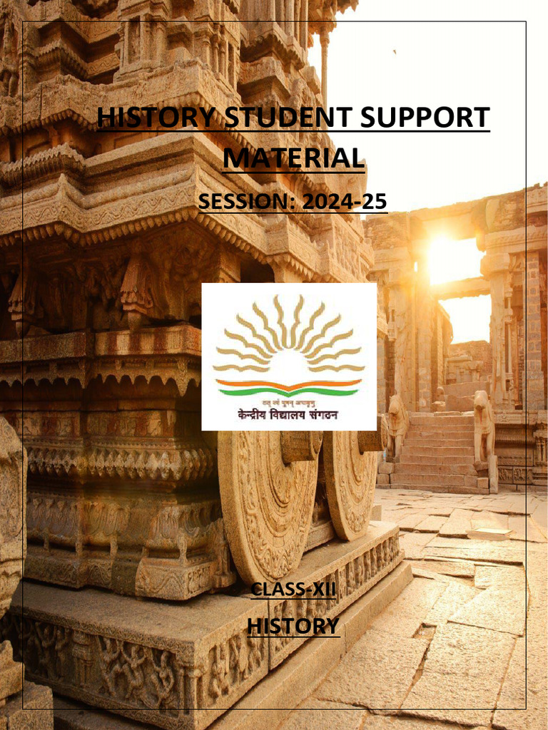 History Student Support Material 2024-2025 | PDF