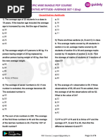 Average Questions for Bank Exams | PDF | Average