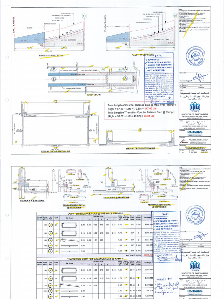 Counter Balance Slab RAMP-1 | PDF