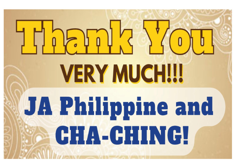 CHA-CHING | PDF