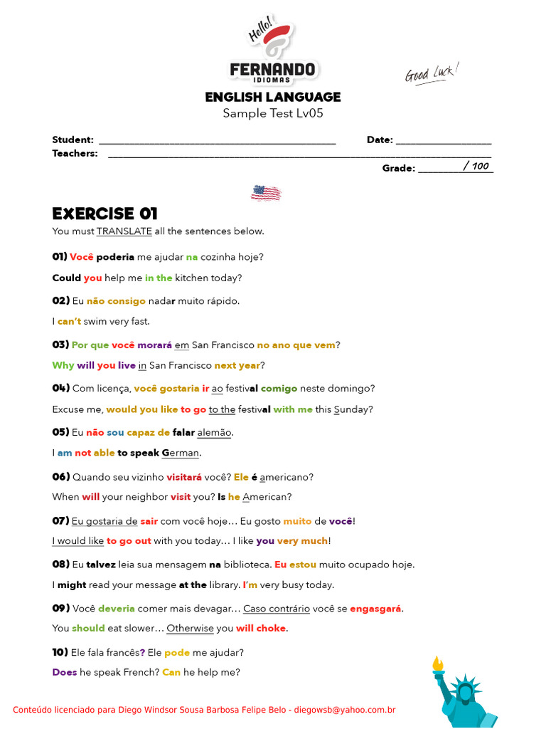 Apostilas de Inglês | PDF