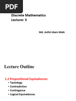 Module 4 Tautologies, Contradictions and Contingency | PDF ...